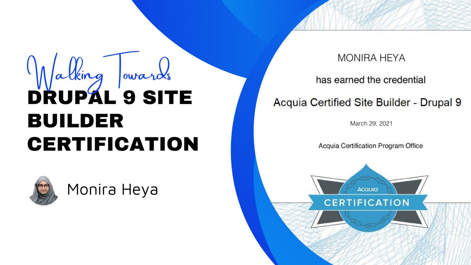 Walking Towards Drupal Certification 9 Site Builder